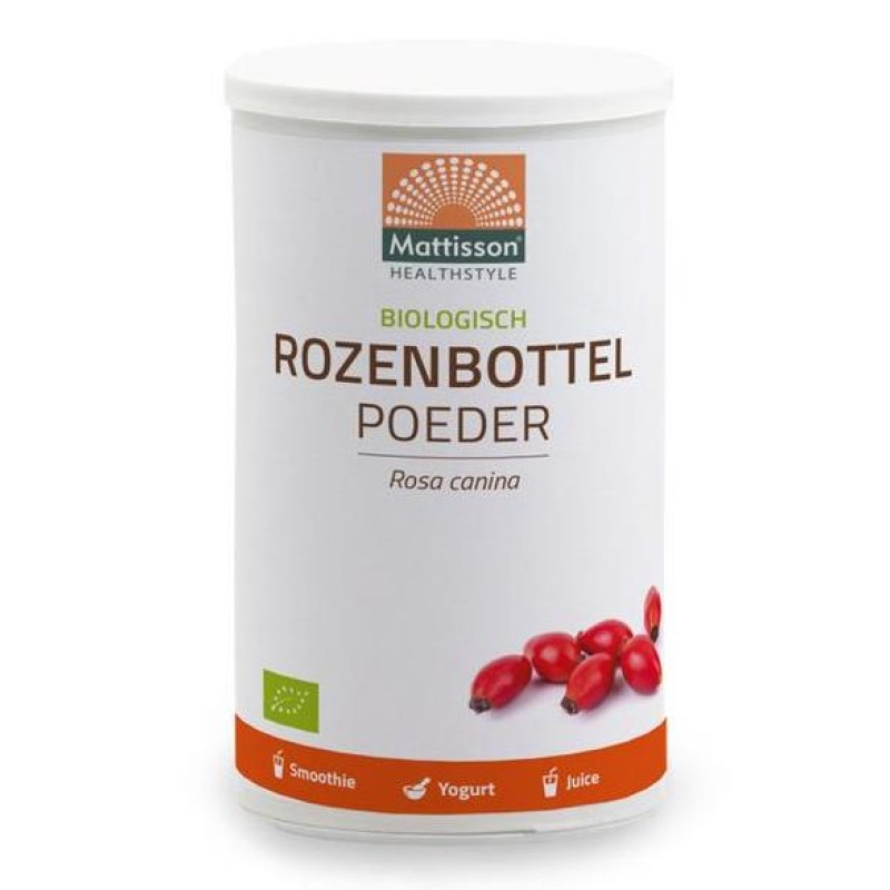Rozenbottel Poeder - Mattisson - NatuurlijkVoordeel.nl Rozenbottel Poeder - Mattisson - NatuurlijkVoordeel.nl